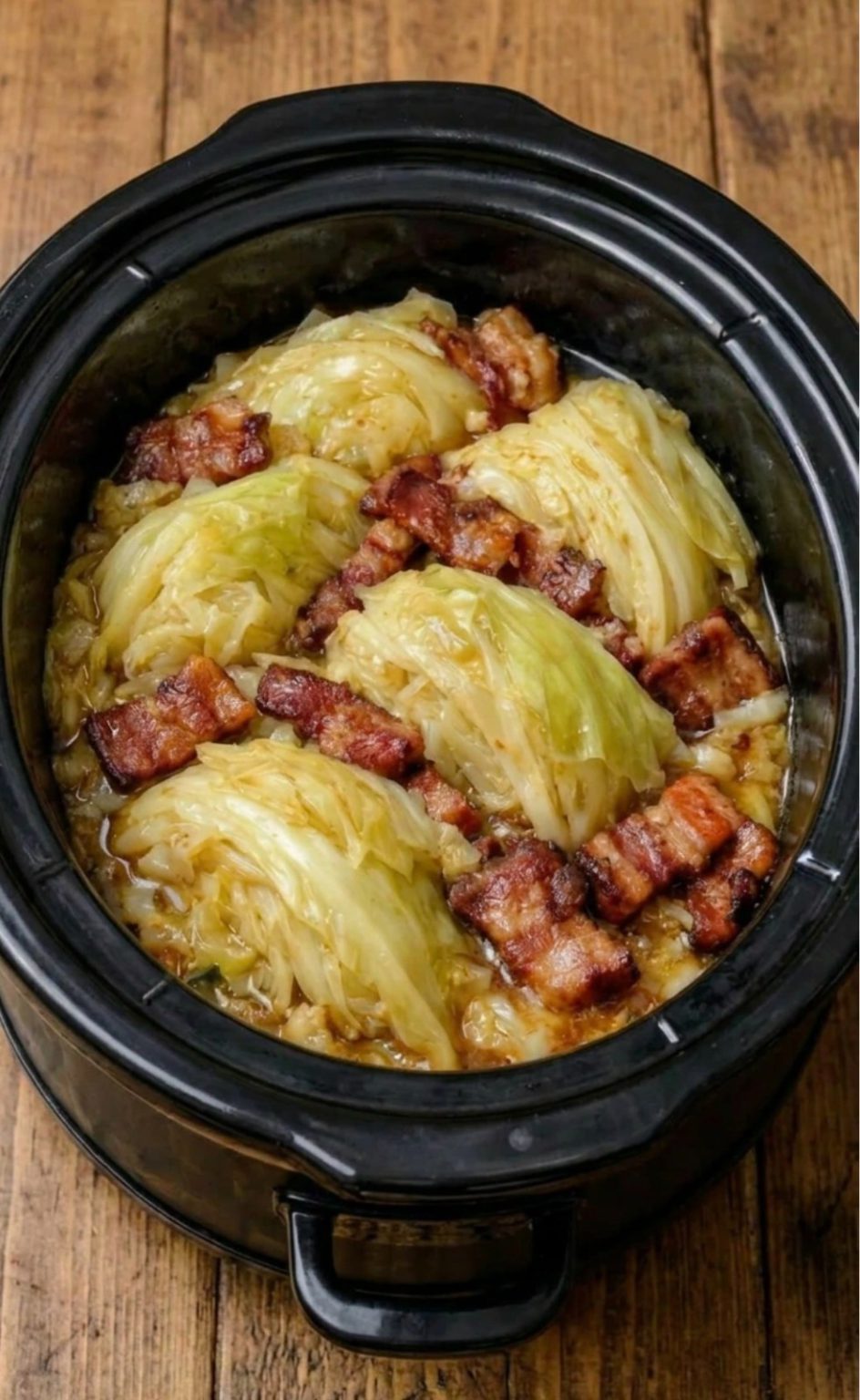 Slow Cooker Braised Cabbage and Bacon!! – Best Recipes